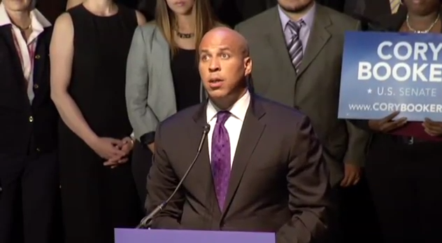 Watch Cory Booker Celebrate Senate Victory