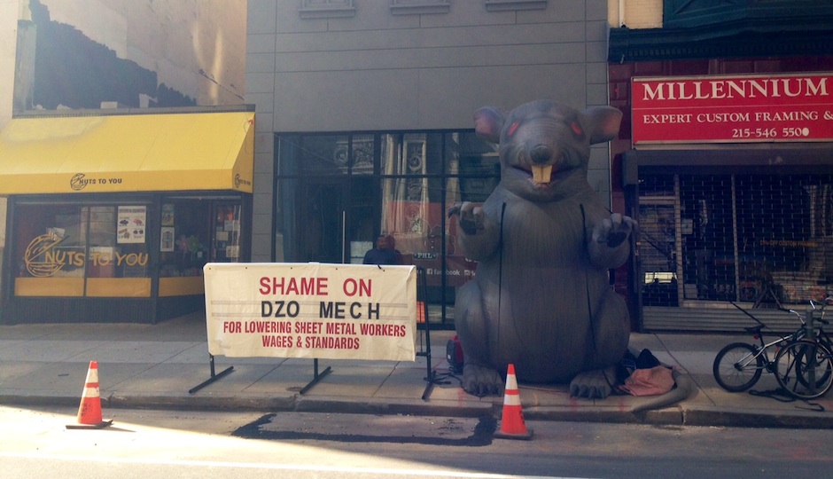 Why is There a Union Rat Outside Boxers? | G Philly