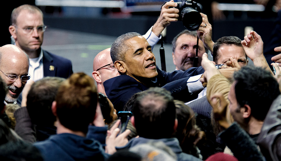 PHOTOS: Barack Obama and Tom Wolf at Temple University - Philadelphia ...