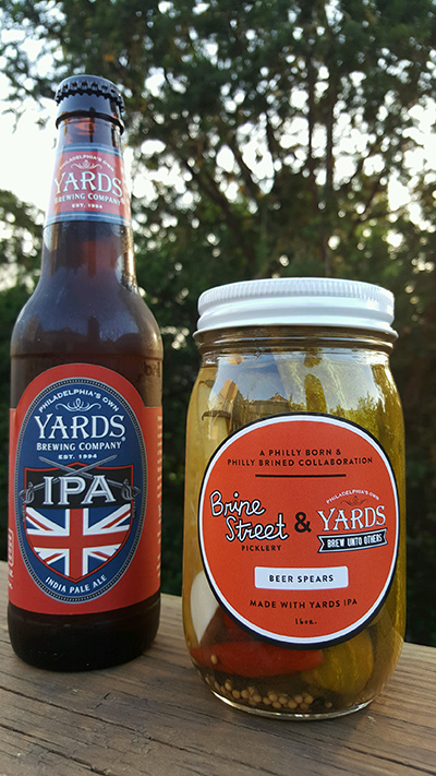 A collaborative pickle from Yards Brewing & Brine Street Picklery
