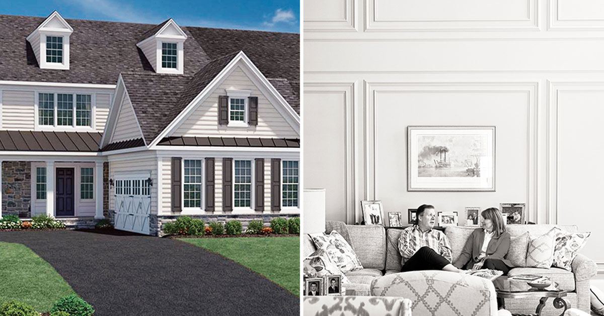 How These Empty Nesters Found Their Custom Model Home Near Philly