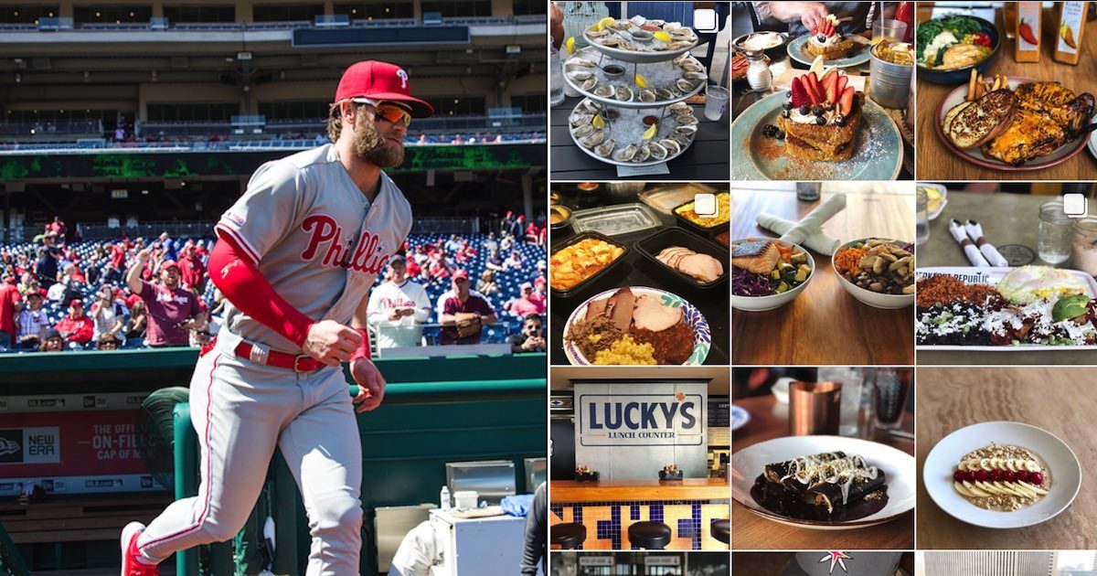 Dear Bryce Harper: Where Are Your Philly Food Instagrams?
