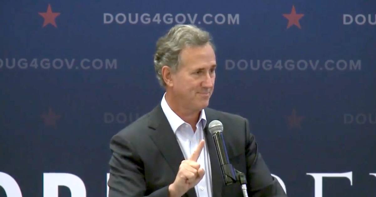 Rick Santorum Lathers Up Delco for Doug Mastriano